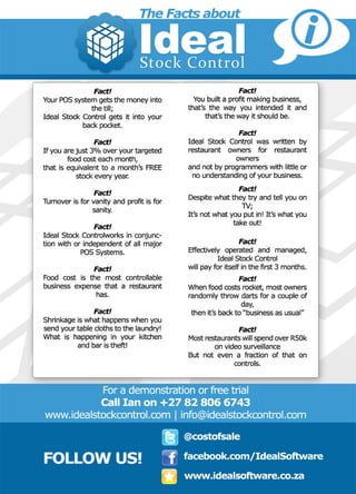 Ideal Stock Control Brochure | PDF | Retail Industry | Industries