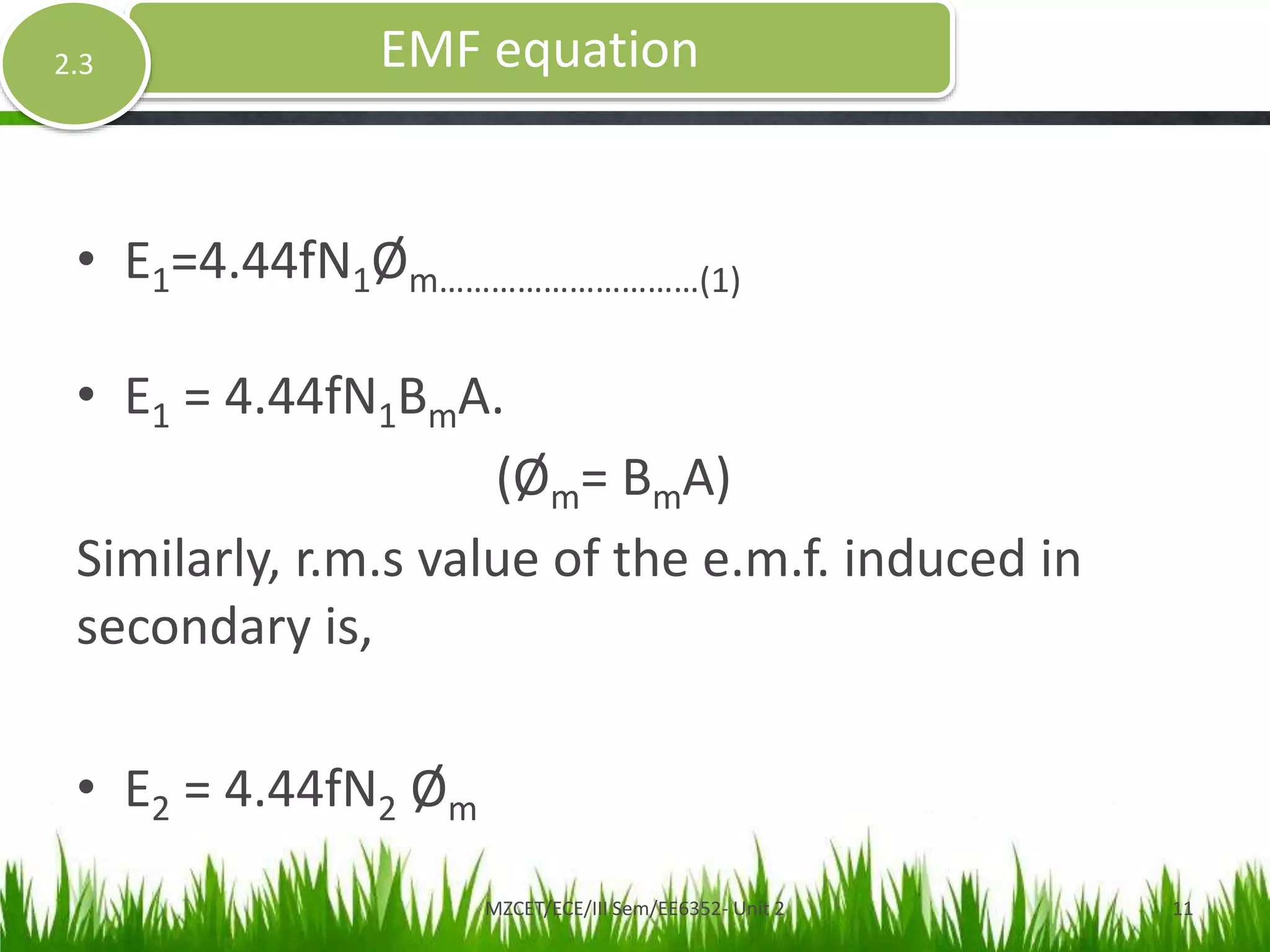Ideal transformer | PPTX