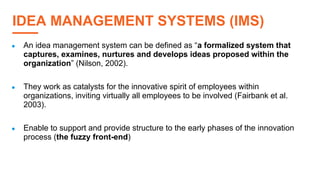 Idea management systems for innovation | PDF