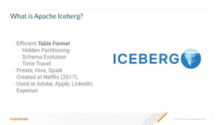 Apache Iceberg Presentation for the St. Louis Big Data IDEA | PDF