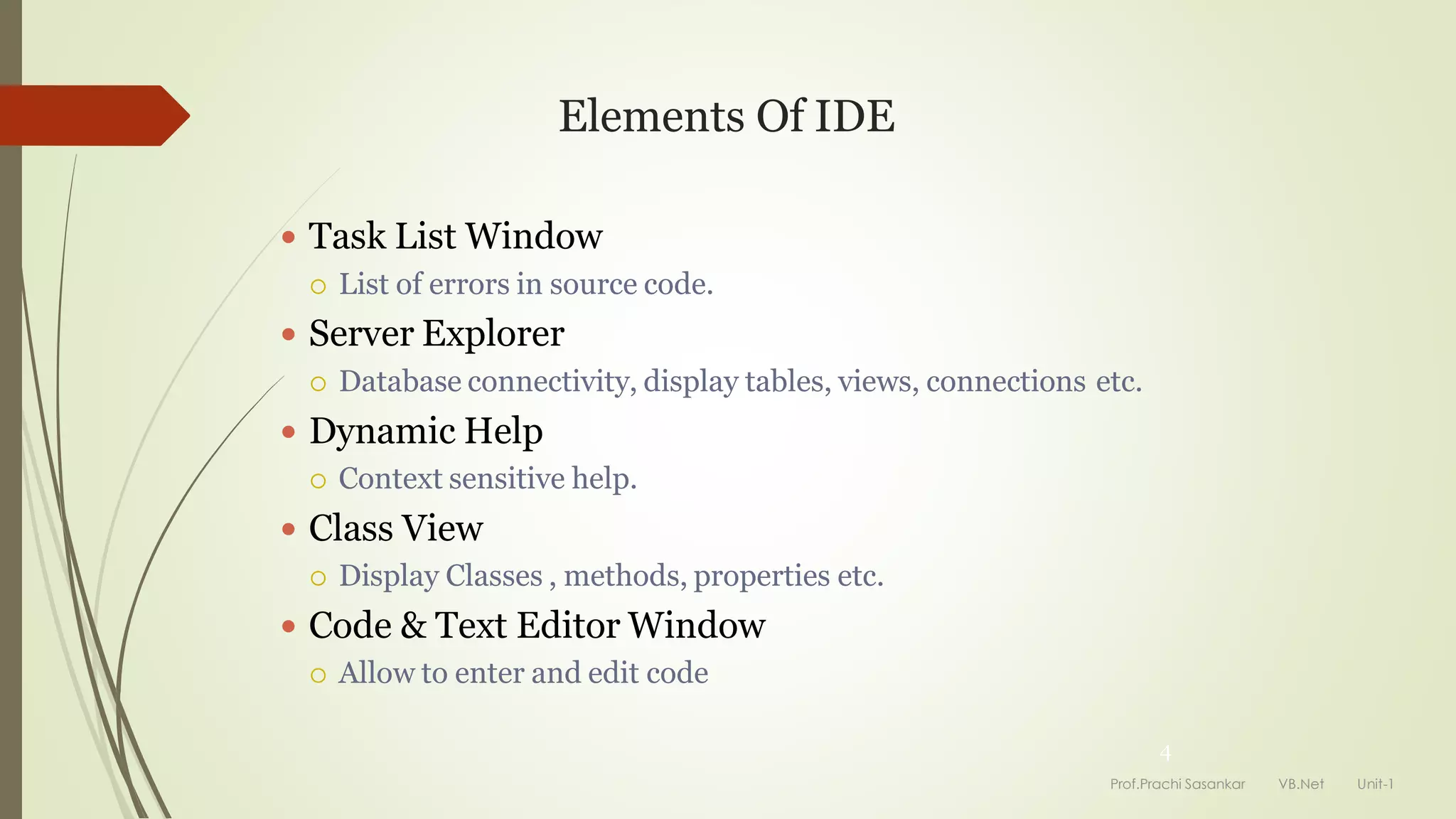 Ide and datatypes vb-net-u-ii-p2 | PPT