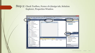 Ide and datatypes vb-net-u-ii-p2 | PPT