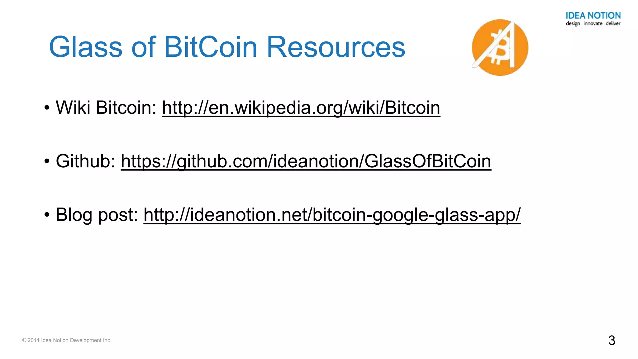 Glass of Bitcoin App by IdeaNotion | PDF | Shareware and Freeware ...