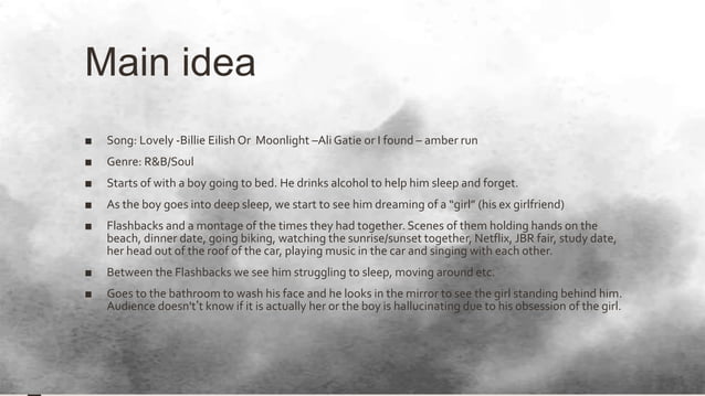 Idea of music video | PPTX
