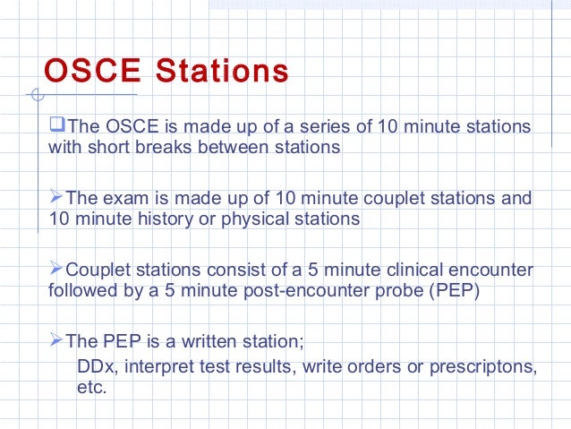 Idea of OSCE in obstetrics in breif