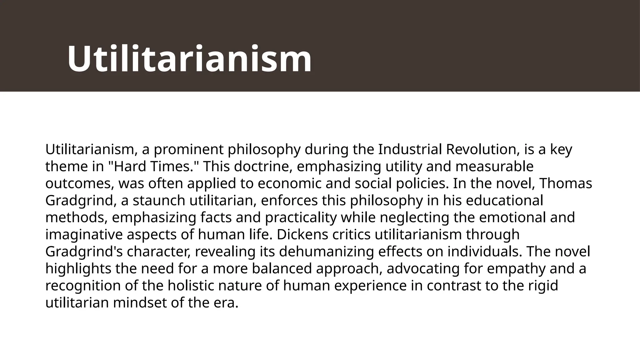 Idea of The Industrial Revolution in "Hard Times" | PPTX