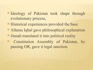 Ideaology of pakistan PAKISTAN STUDIES.pptx