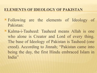 Ideaology of pakistan PAKISTAN STUDIES.pptx