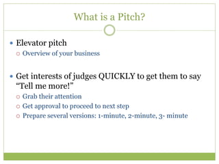 Idea Pitch Template - for entrepreneurship | PDF