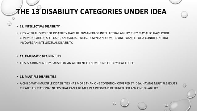 Individual Disabilities Education Act PPT 1.pdf | Brain and Nervous ...