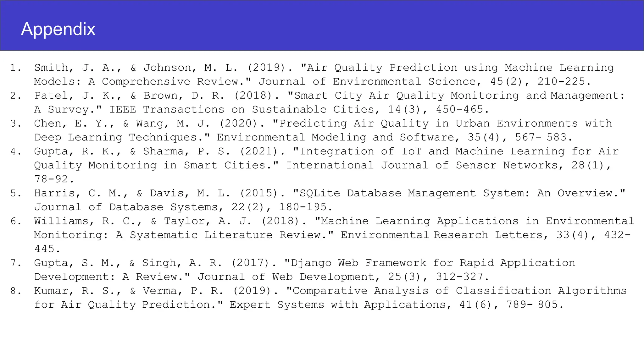 Air pollution prediction in smart cities | PPTX