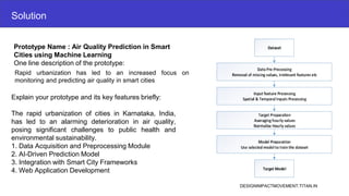 Air pollution prediction in smart cities | PPTX