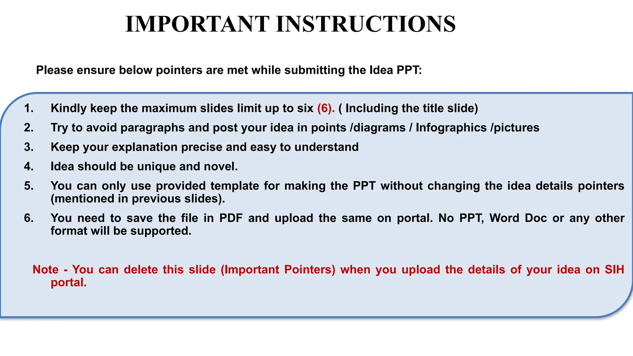 IDEA_Presentation_Format[1].pptx yes fro to | PPTX