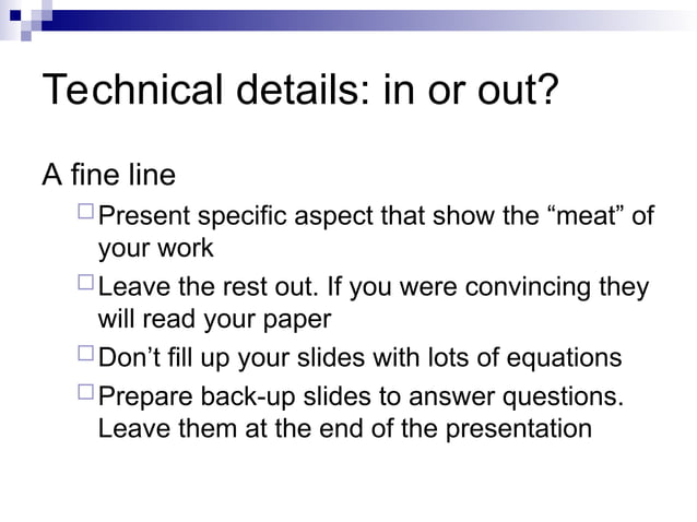 How to present your research: A detailed guide | PPT