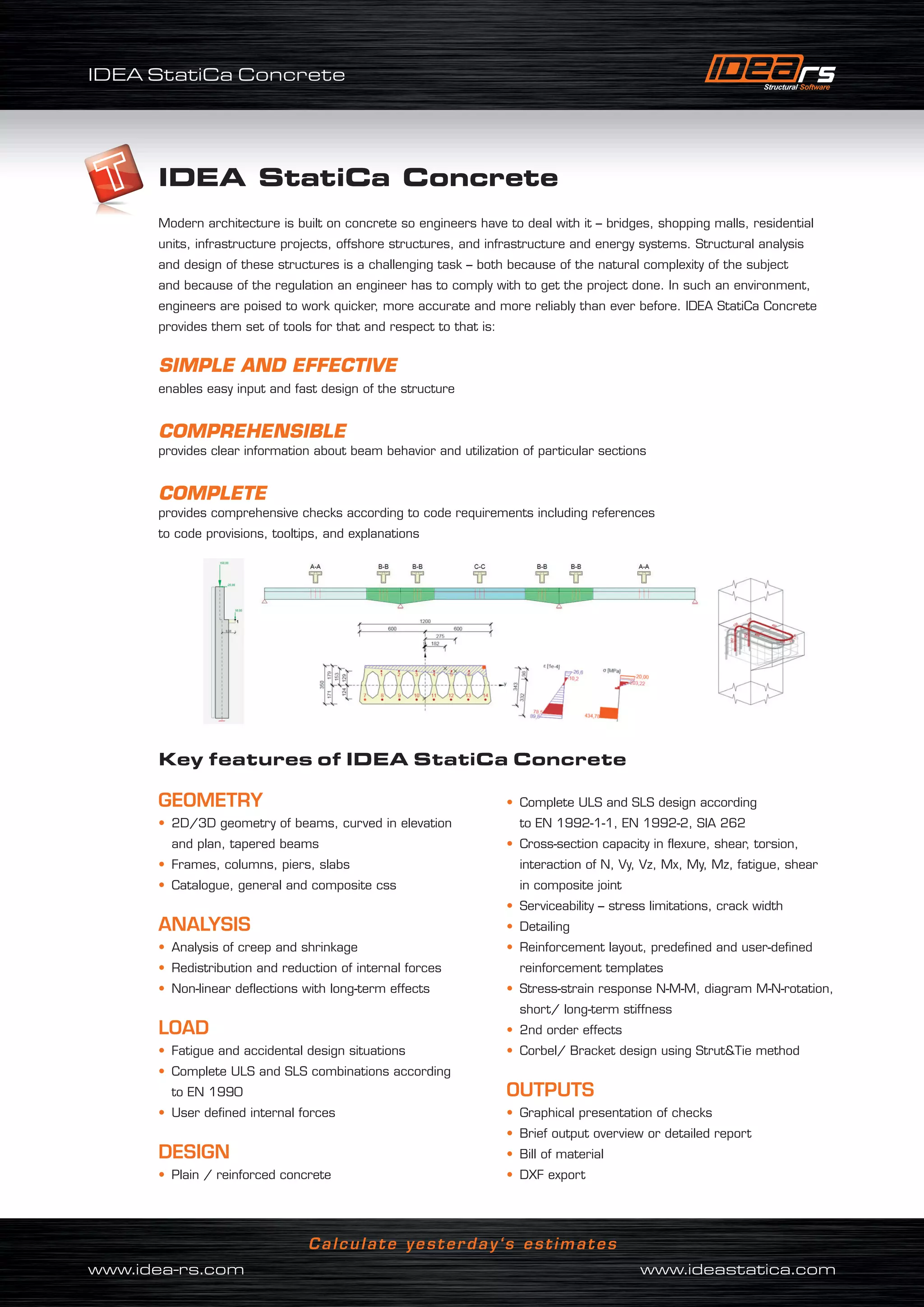 IDEA StatiCa Concrete | PDF
