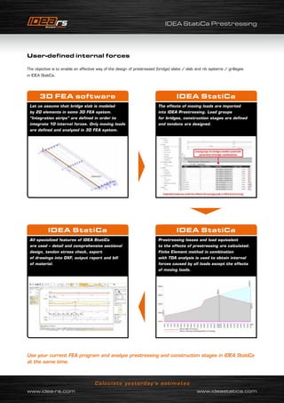 IDEA StatiCa prestressing | PDF