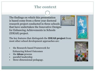 Ideas and meaning making in schools through schoolwide pedagogy | PPT