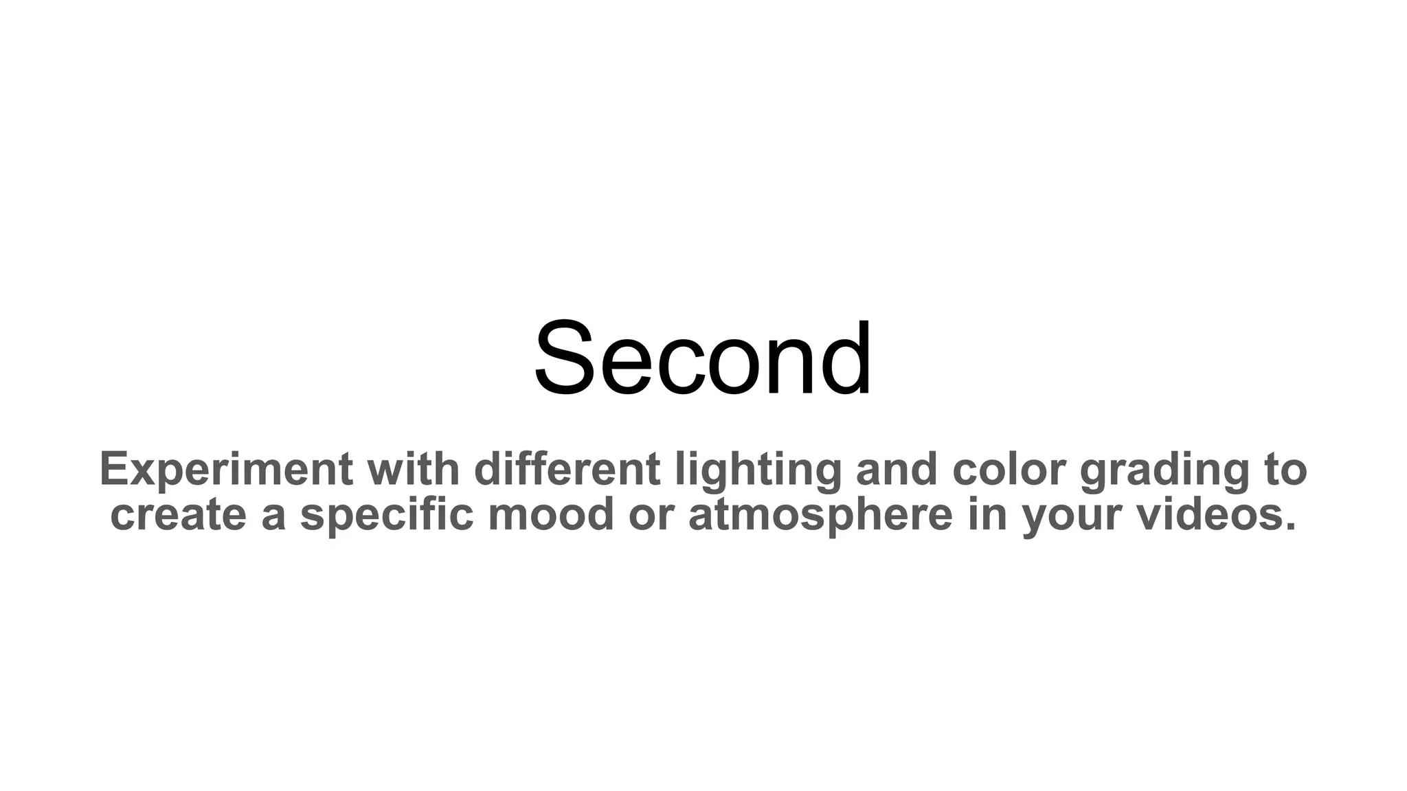 Some ideas to create beautiful videos | PPTX