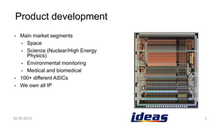 Integrated Detector Electronics (IDEAS) ASIC product update | PPT