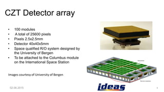 Integrated Detector Electronics (IDEAS) ASIC product update | PPTX
