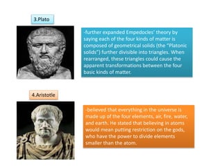 Ideas of the ancient greeks on atom | PPTX
