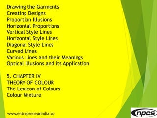 Fashion Entrepreneurs, Garment Fabrication and Designing, Clothing Line ...