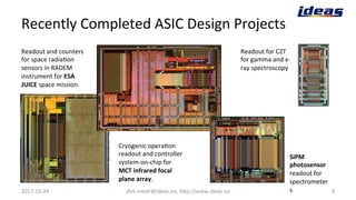 IDEAS ASICs and System Products 2017 | PPT