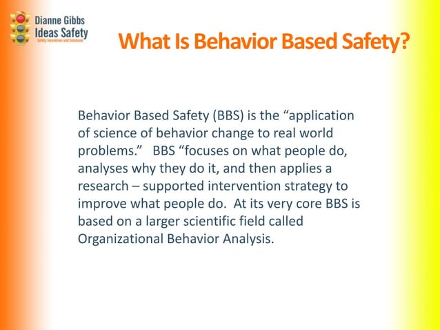 ideas-safety-bbs-presentation.pptx | Human Resources | Business