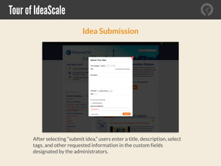 Presentation: An Introduction to IdeaScale | PPT