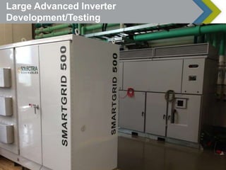 Microgrid / Smartgrid Research Facility US Department of Energy, Energy Systems Integration ...