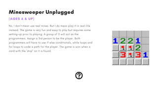 Ideas for Activities to Teach Coding & Computer Science | PPT