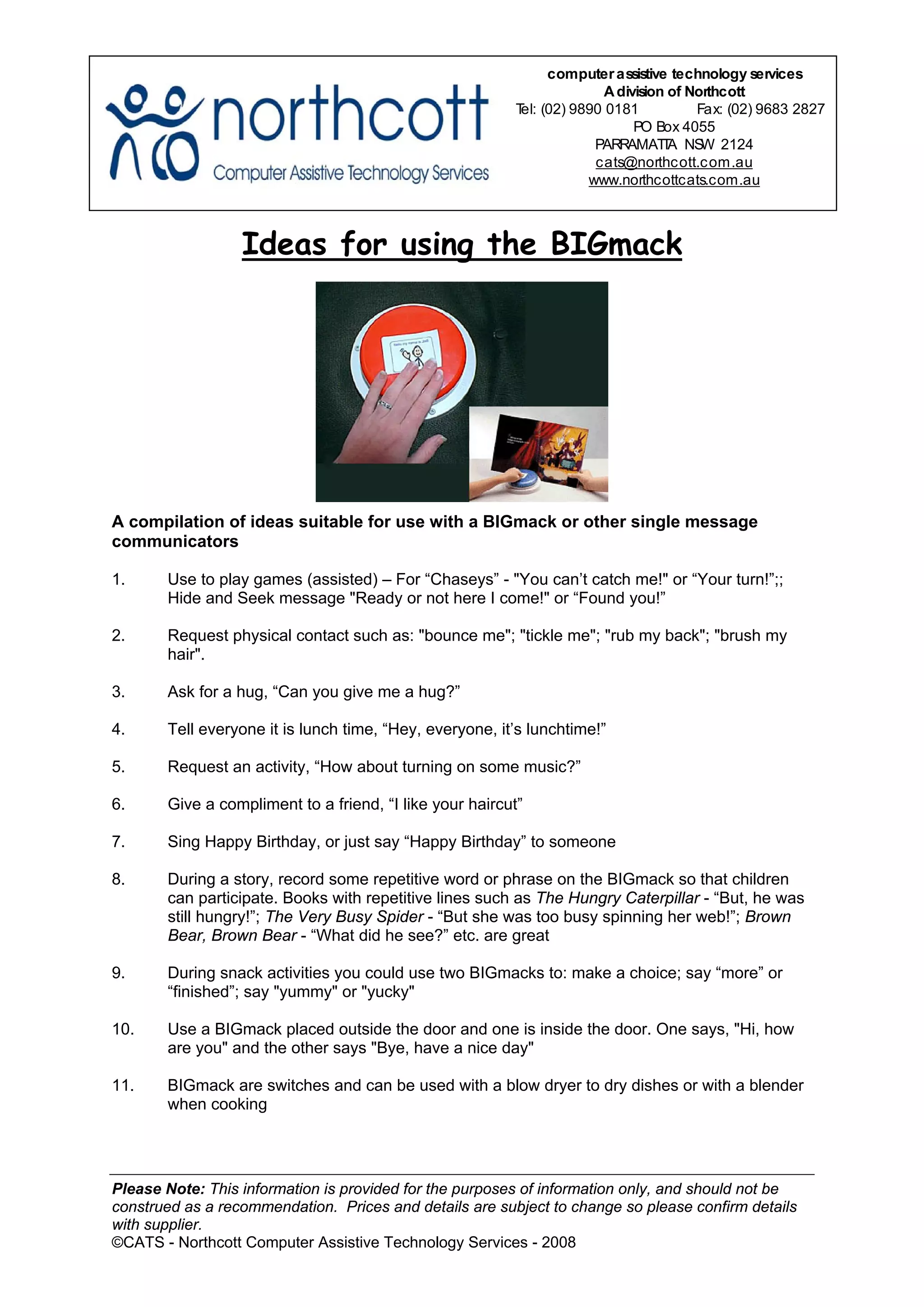 Ideas for bigmack | PDF