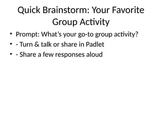 Effective ideas Group Work Workshop.pptx