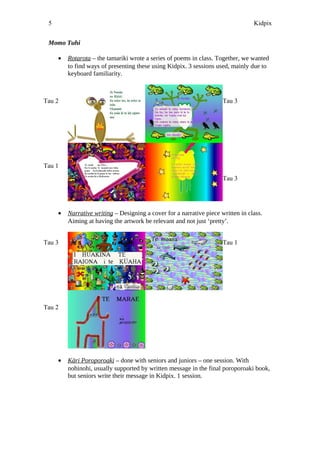 Ideas for how to use Kidpix in the class | DOC