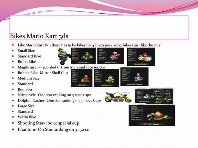 Ideas for mario kart 3ds | PPT
