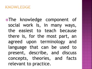 social work; teaching ideas | PPTX