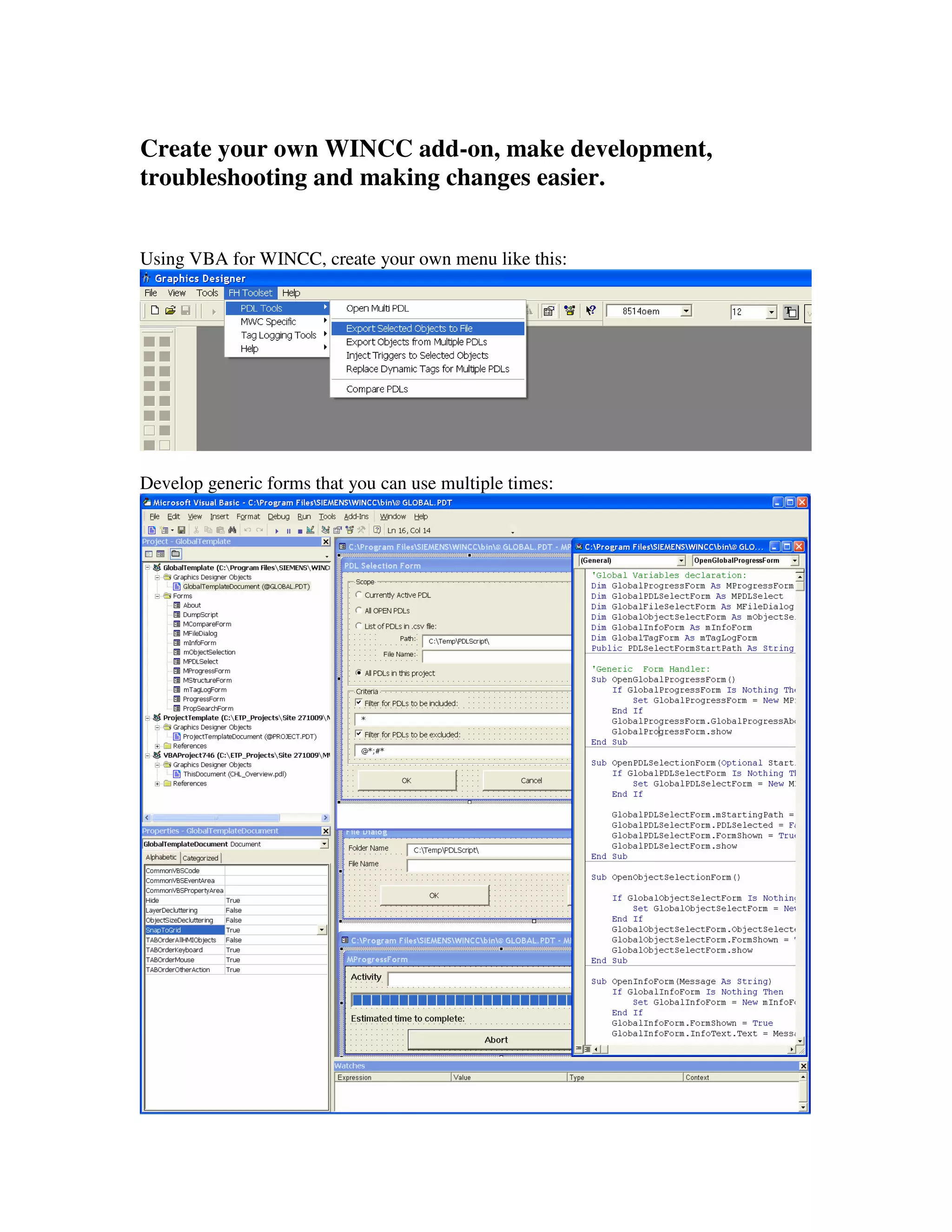 Ideas In Wincc Toolset | PDF