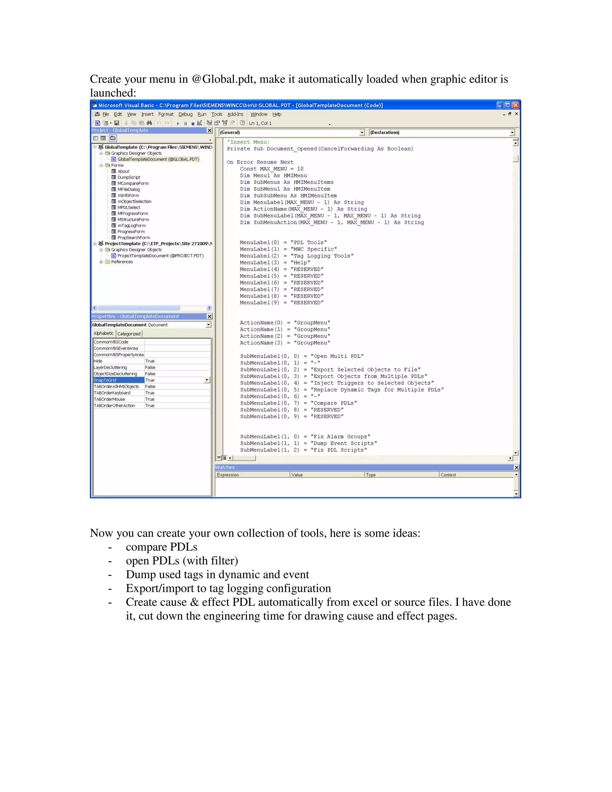 Ideas In Wincc Toolset | PDF