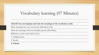 Ideas of enlightenment | PPTX | Science