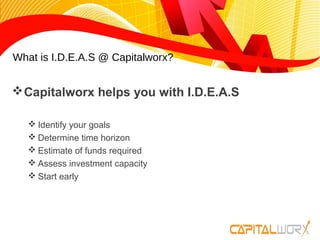 I.D.E.A.S Investment Plan | PPT