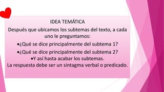 Ideas tematicas | PPTX