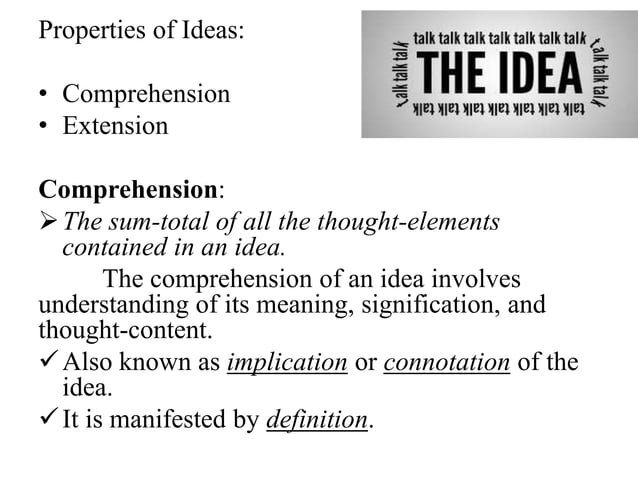 LOGIC: Ideas & Terms | PPTX