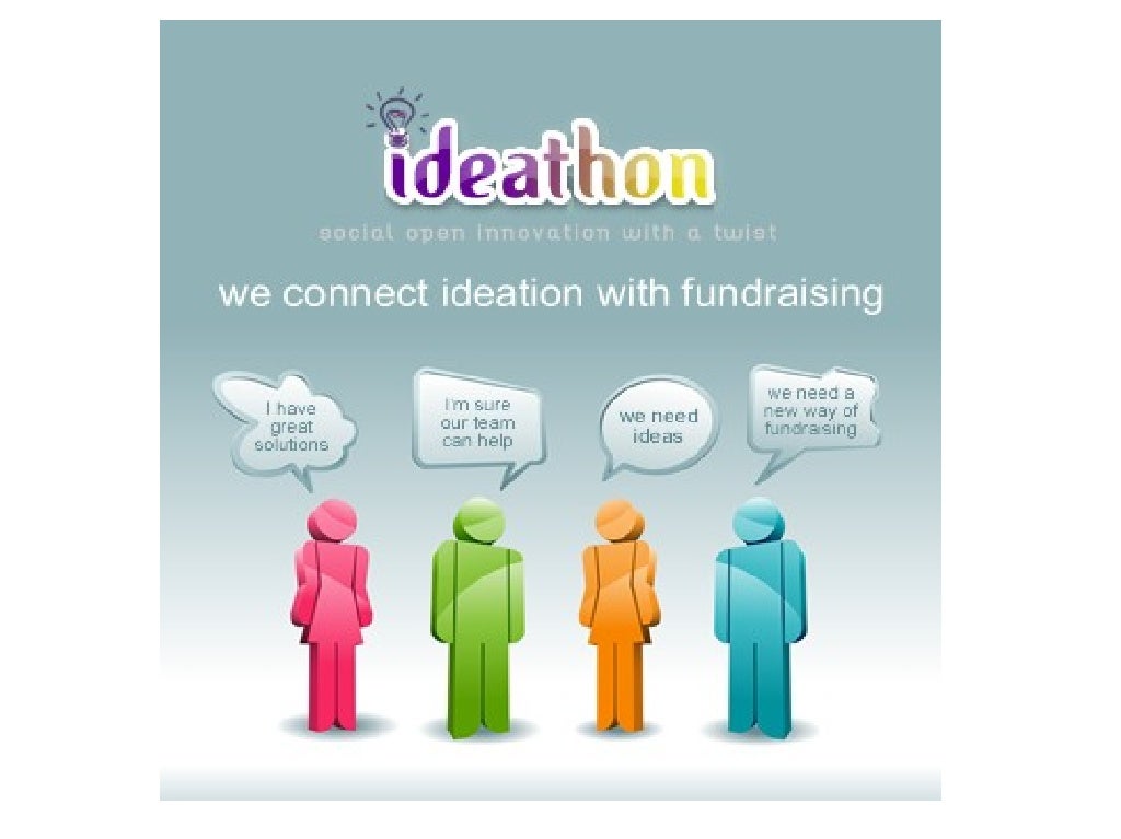 ideathon - Ideas That Give - Social Open Innovation with a Twist