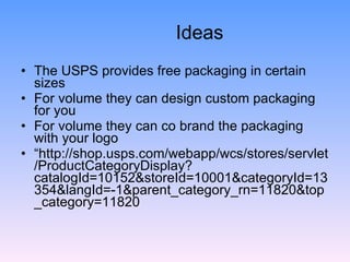 Ideas To Reduce Parcel Shipping Costs | PPT