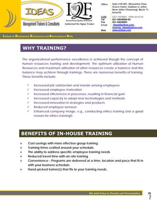 Ideas training profile 2011 | PDF