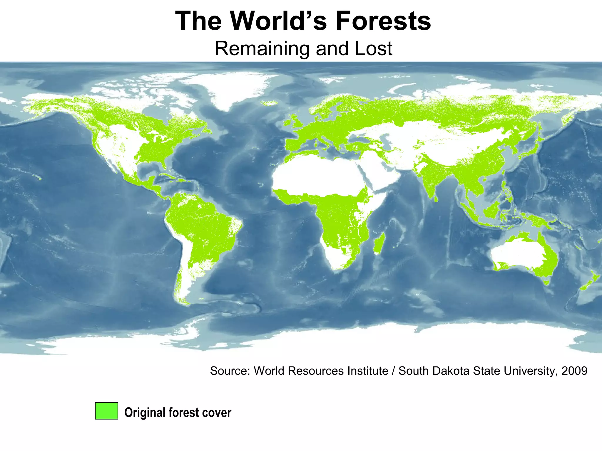 WRI (high res.map)- Global Forest Cover Map | PPT
