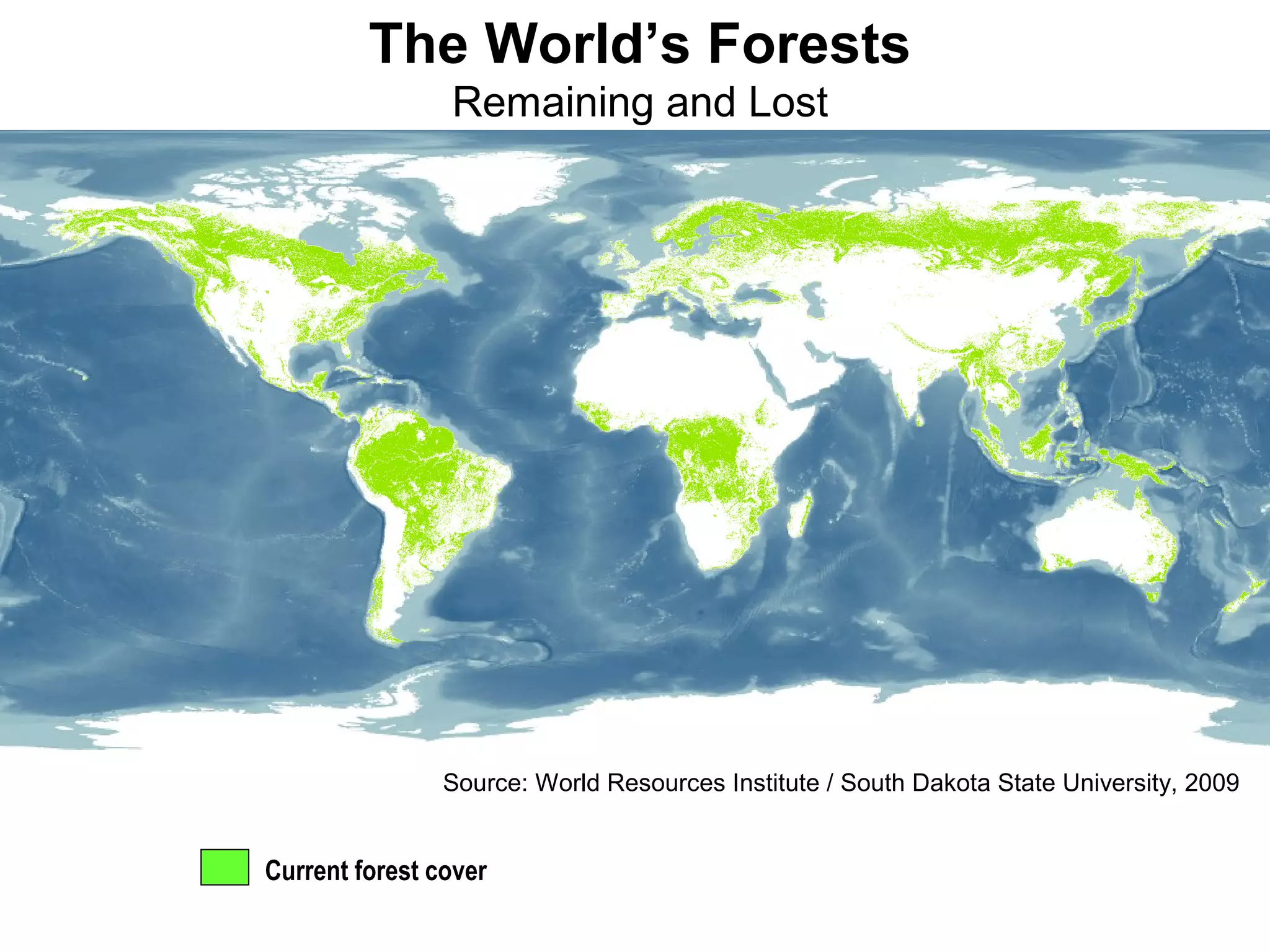 WRI (high res.map)- Global Forest Cover Map | PPT