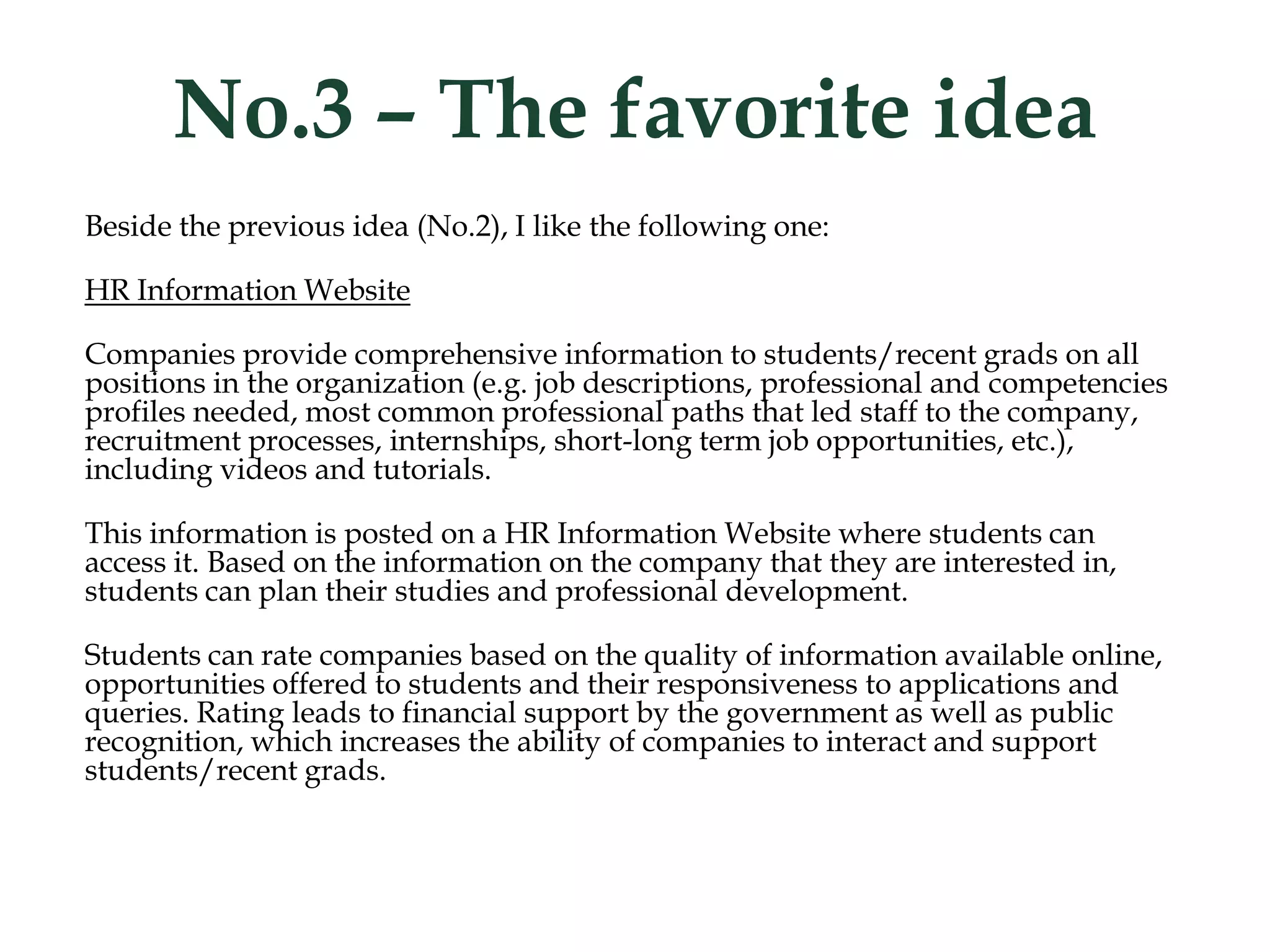 Ideate - Selected Ideas | PPTX