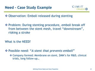 Ideation in Medical Device Development: Finding Clinical Needs | PPTX