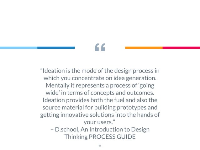 Design Thinking : Ideation | PPTX